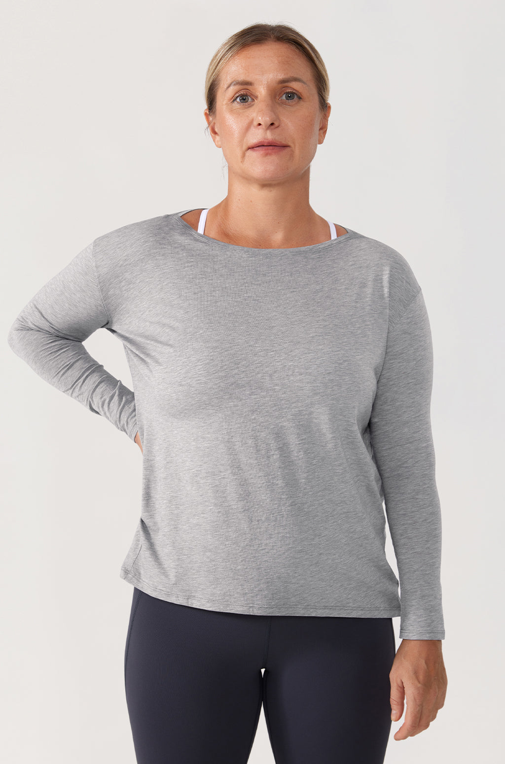 Women's Pima Cotton Boat Neck Long Sleeve Shirts – Essenther.us