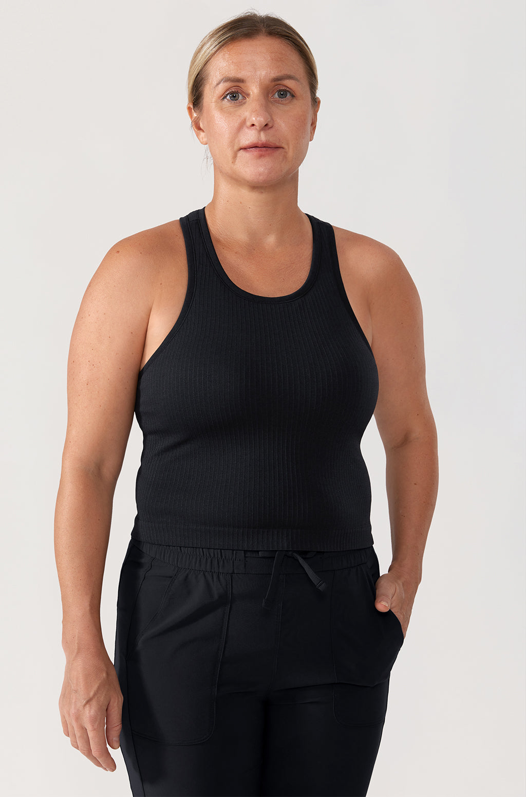 Women's Seamless Ribbed Cropped Tank Top – Essenther.us